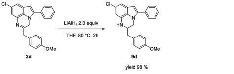 Scheme 4 Reduction Of Compound 2d To Obtain 9d Download Scientific Diagram