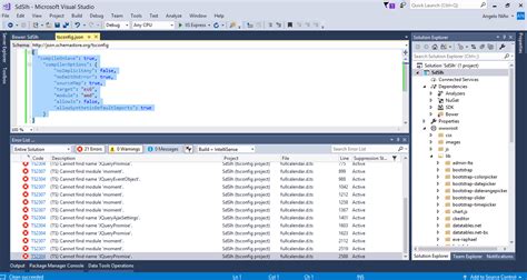C Vs 2017 Cannot Find Momentjquerypromisejqueryeventobject And Jqueryajaxsettings Stack