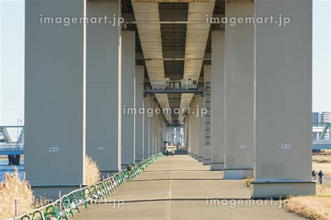 荒川 河川敷の写真素材 151169723 イメージマート