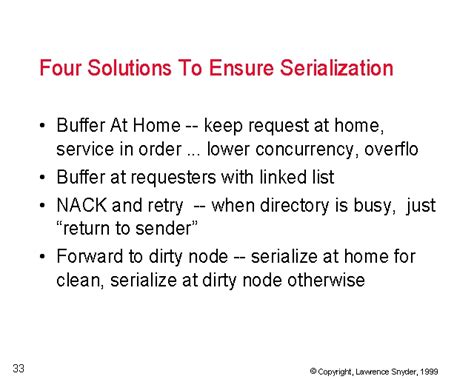 Four Solutions To Ensure Serialization