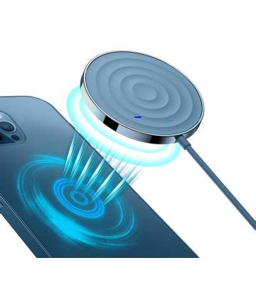 Essager 15W Magnetische Draadloze MagSafe Oplader Zwart GSMpunt Nl