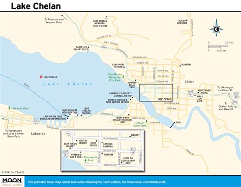 Lake Chelan Washington Map Towns Beaches And Fire Zones