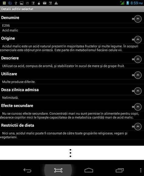Detailed Information About The Selected Ingredient Download