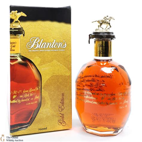 Blantons Single Barrel Gold Edition Auction The Grand Whisky Auction