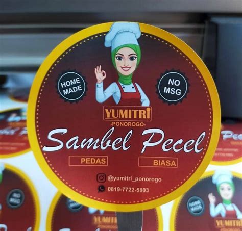 Detail Contoh Label Sambal Koleksi Nomer 36