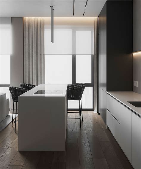 Кухонный остров ЖК Now проект Savoe Interiors Дизайн проекты Дизайн Дизайн домашнего интерьера