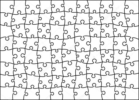 Beautiful Jigsaw Puzzle Stock Vector Ericmilos