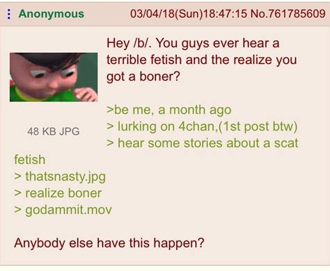 Anon Discovers A Fetish R Greentext