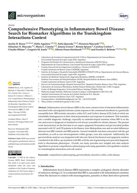 Pdf Comprehensive Phenotyping In Inflammatory Bowel Disease Search