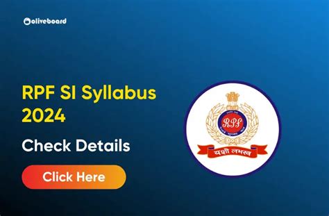 Rpf Si Math Syllabus 2024 Check Important Topics Here