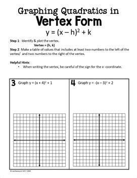 Graphing And Solving Quadratics Review Packet For Algebra 1 By Lisa Davenport