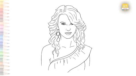 Easy Portrait Drawing Taylor Swift Drawing Drawings Sketches Drawing Portrait Draw Grimm
