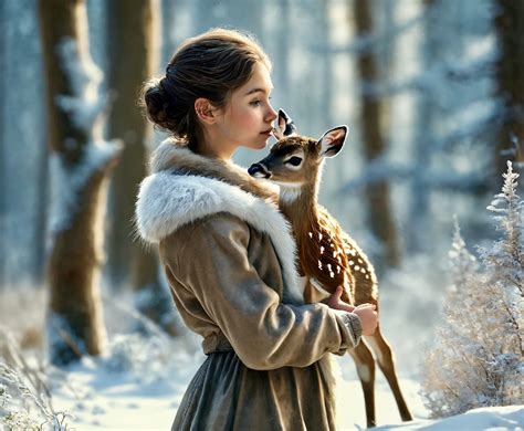 Download Ai Generated Girl Nature Royalty Free Stock Illustration