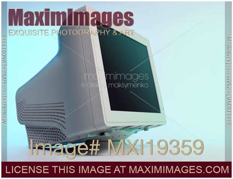 Stock Photo CRT Monitor MaximImages