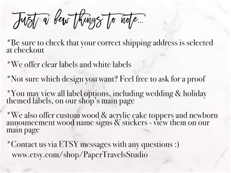 Return Label Address Labels Personalized Address Labels Etsy