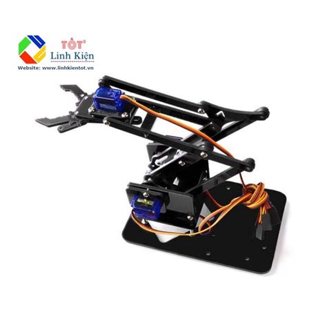 Bộ Cánh Tay Robot Arm 4dof Me Arm Bộ Khung Cánh Tay Rô Bốt 4 Bậc Mic