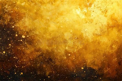 Abstract Golden And Black Background With Speckled Texture Stock Illustration Illustration Of