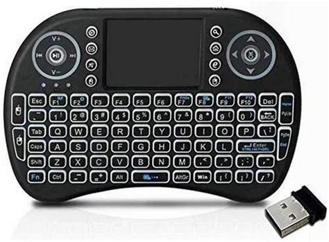 Black Wireless Keyboard With Mousepad Inbuilt Backlight Model Name Number 01 At ₹ 260 Piece In