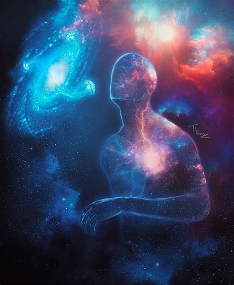 Cosmic Being Cosmic Art Dark Fantasy Art Visionary Art