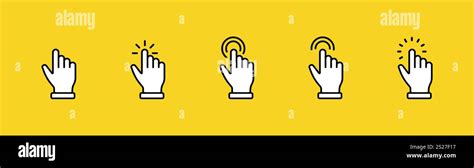 Computer Mouse Click Cursor Load Symbol Pointer Cursor And Loading Icon Cursors Icons Click