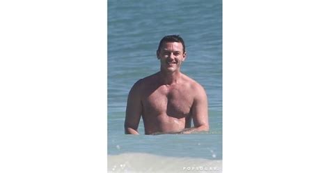 Luke Evans In A Tiny Speedo At The Beach