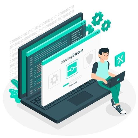 Operating System Concept Illustration Free Vector Freepik