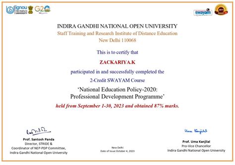 Zackariya K On Linkedin Swayam Onlinecourse Nationaleducationpolicy
