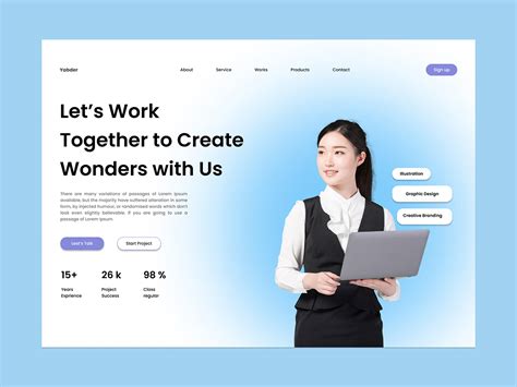Hero Section Ui Design On Behance