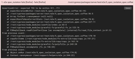 Flaky Internal Test E2e Specisolation Fails Firefox Expected Xxx To Be Within 511711