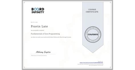 Excited To Share That Ive Successfully Completed The Fundamentals Of Java Programming