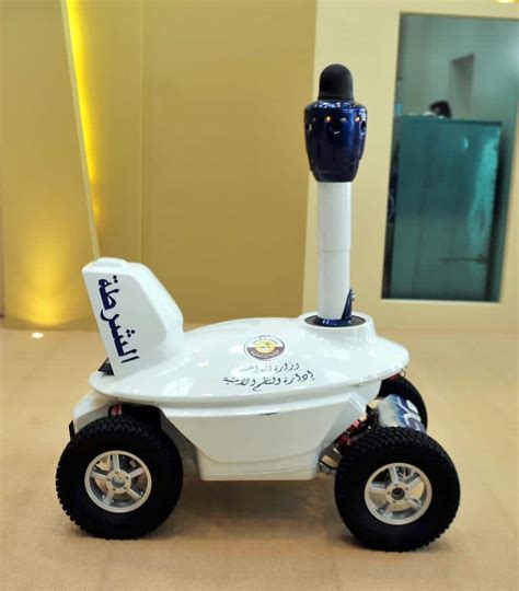 Smp S5 Security Robot Showcased At Exhibition Milipol Qatar 2018 Smp Robotics Autonomous