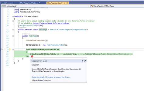 Bug Reactiveuixamforms Whenactivated Generates Filenotfoundexception Could Not Load File Or