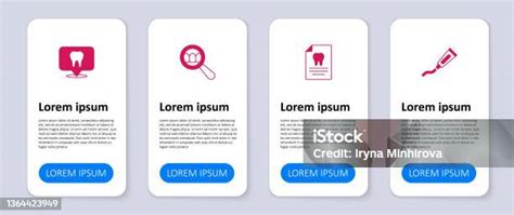 치약 튜브 치과 카드클립보드 치과 검색 및 클리닉 위치 설정 비즈니스 인포그래픽 템플릿입니다 벡터 건강 진단에 대한 스톡 벡터 아트 및 기타 이미지 Istock