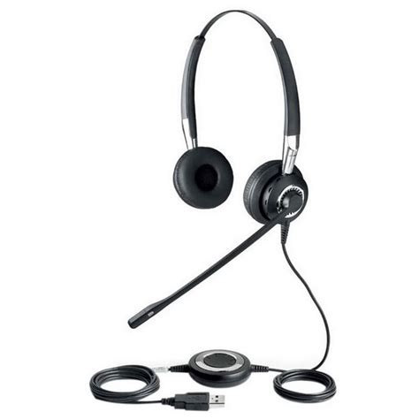 Jabra BIZ 2400 II Duo Noise Cancelling Microphone USB Corded Headset