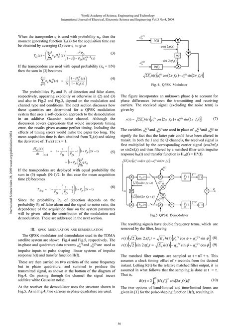 Frame And Burst Acquisition In Tdma Satellite Communication Networks With Transponder Hopping Pdf