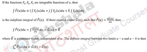 Vector Integration Mathematical Tools For Materials