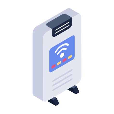 Broadband Generic Isometric Icon