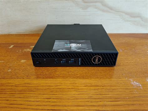 Dell Optiplex 3000 Micro I3 12100t 16gb Ddr4 250gb Ssd Ipsum