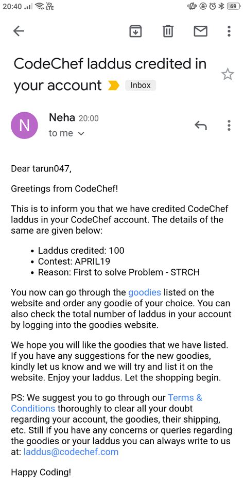 Tarun Gudipati On Linkedin Codechef Loveforcoding