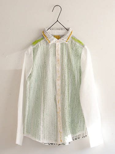 特集 しょうぶ学園ヌイ nui プロジェクトのシャツ展へのお誘いイオグラフィック 服のアップサイクル 刺繍ファッション ファッション