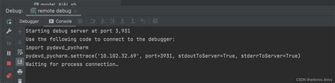 Pycharm远程调试 Python Remote Debugpycharm Remote Debug Csdn博客