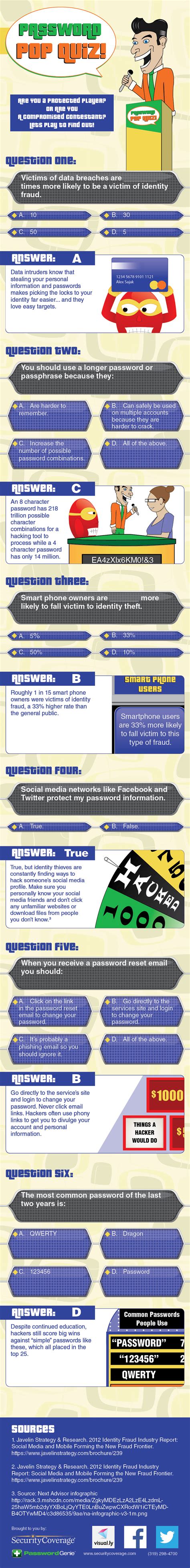 Password Pop Quiz [infographic]