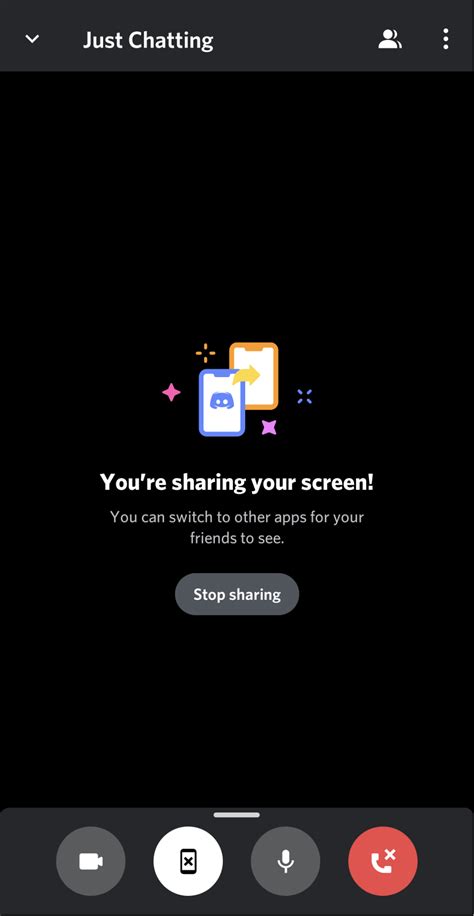 [mobile] screenshare faq discord