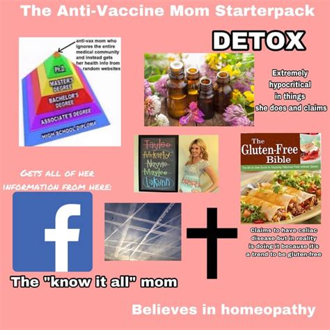 The Anti Vaccine Mom Starterpack Rstarterpacks The Anti Vaccine Mom Starterpack Rstarterpacks