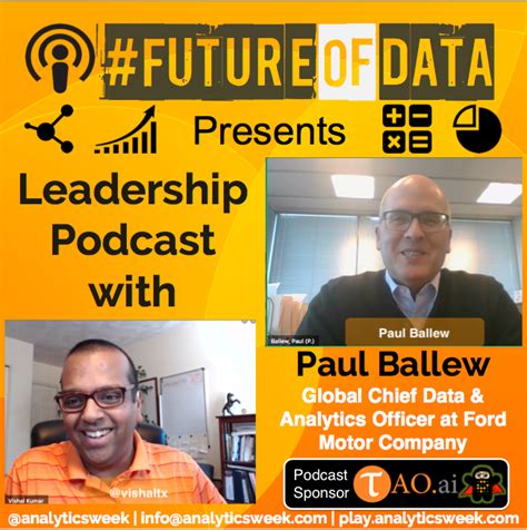 Paul Ballew Ford On Running Global Data Science Group FutureOfData