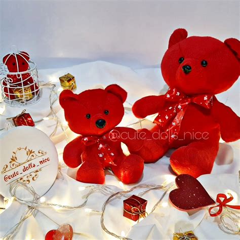 خرید و قیمت خرس ولنتاین کوچک از غرفه گالری هنری کیوت دالز