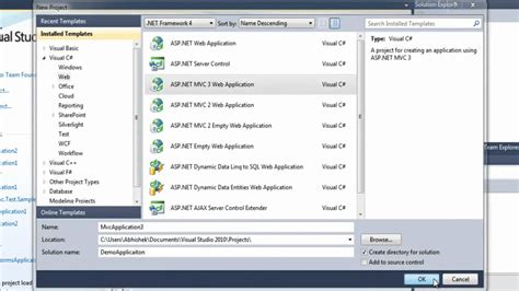 Getting Started With ASP NET MVC3 YouTube