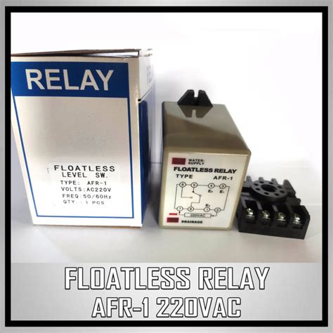 ANLY AFR FLOATLESS LEVEL SWITCH RELAY WITH SOCKET AFR WHITE Lazada PH
