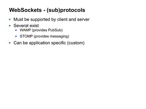 Building Interactivity With Websockets ODP