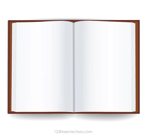 Blank Open Book Template